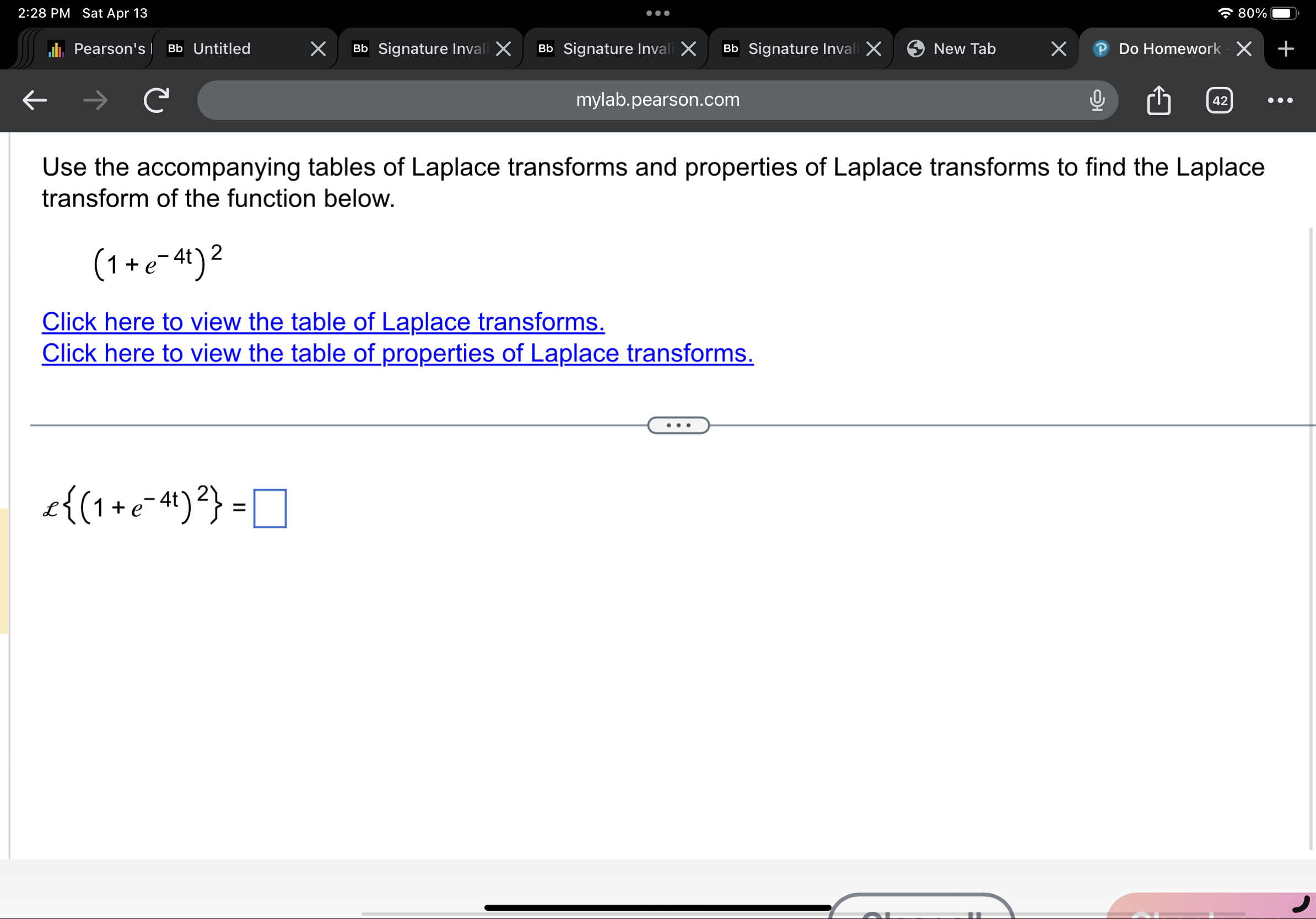 Solved Use the accompanying tables of Laplace transforms and | Chegg.com