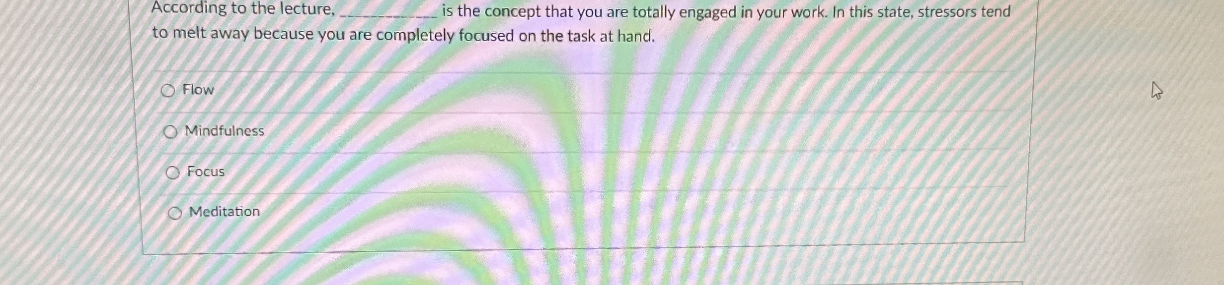 Solved According to the lecture, q, ﻿is the concept that you | Chegg.com