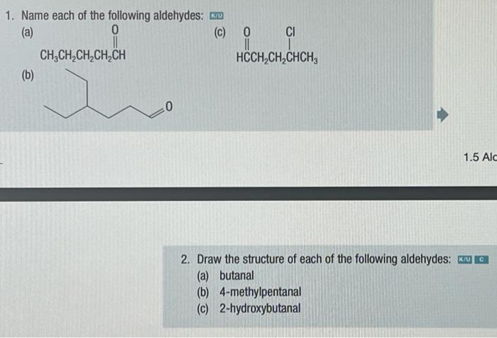 Solved 2. Draw the structure of each of the following | Chegg.com