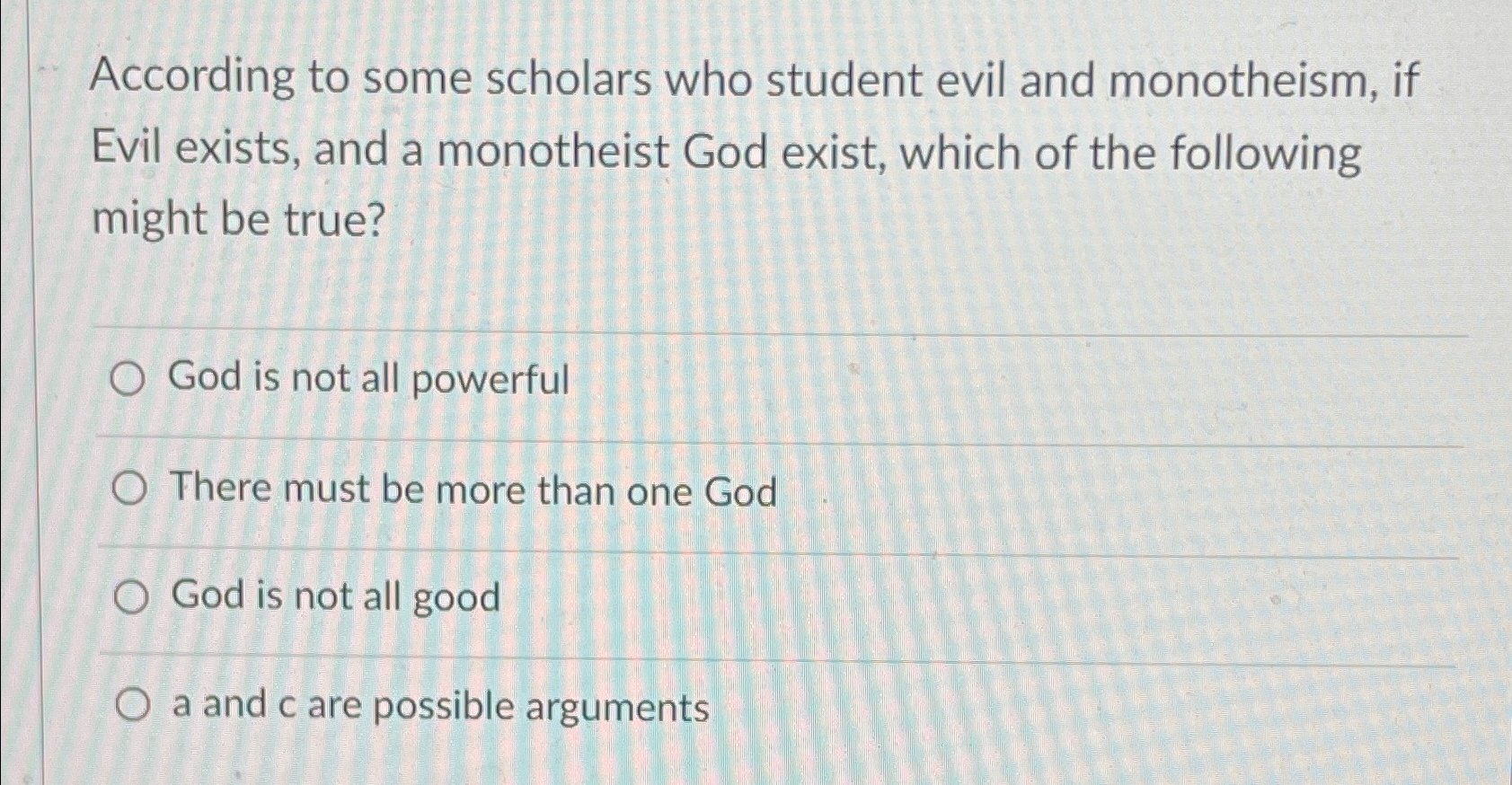 Solved According to some scholars who student evil and | Chegg.com