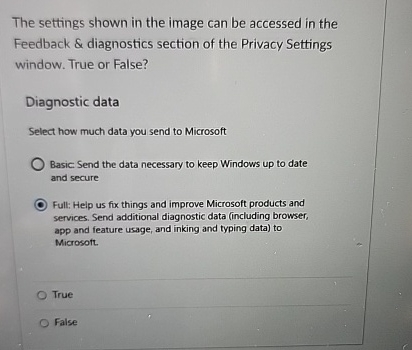 Solved The settings shown in the image can be accessed in | Chegg.com