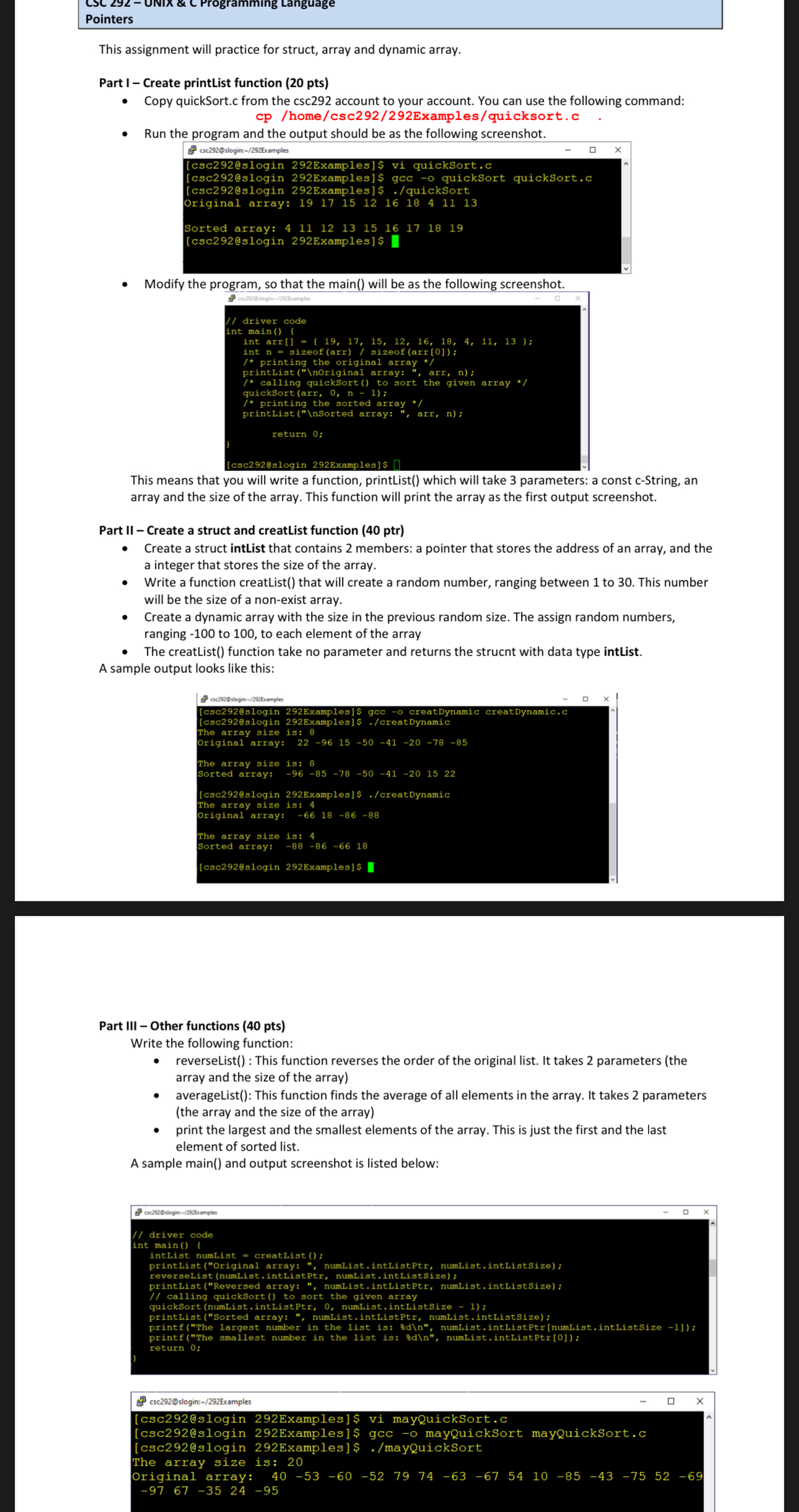 Solved PointersThis assignment will practice for struct, | Chegg.com