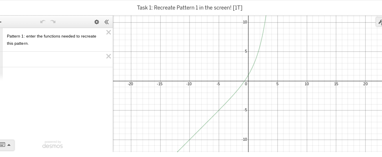 Solved Task 1 Recreate Pattern 1 In The Screen 1t Pat
