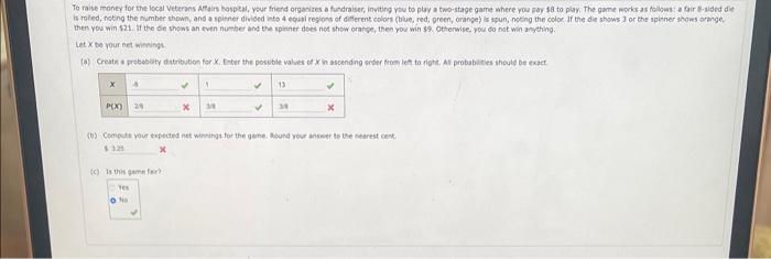 Solved is roled, noting the number shown, and a spirner | Chegg.com