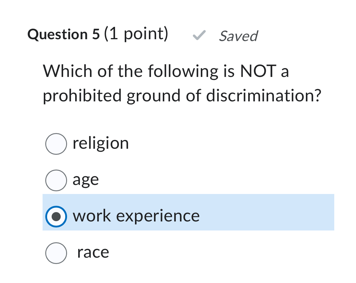 Solved Question 5 (1 point) SavedWhich of the following | Chegg.com Solved Question 5 (1 point) SavedWhich of the following | Chegg.com