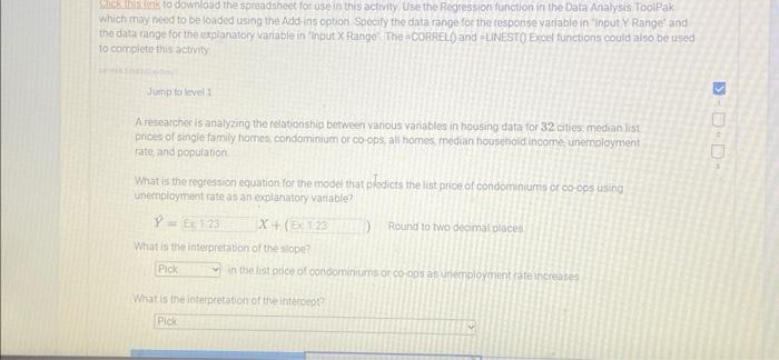 Wigs. Fing to download the spreadisheot fot use in | Chegg.com