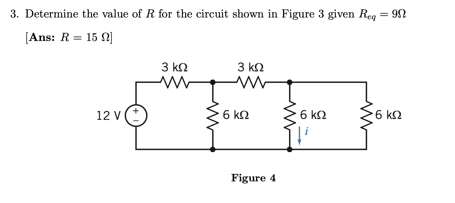 Determine the value of R ﻿for the circuit shown in | Chegg.com