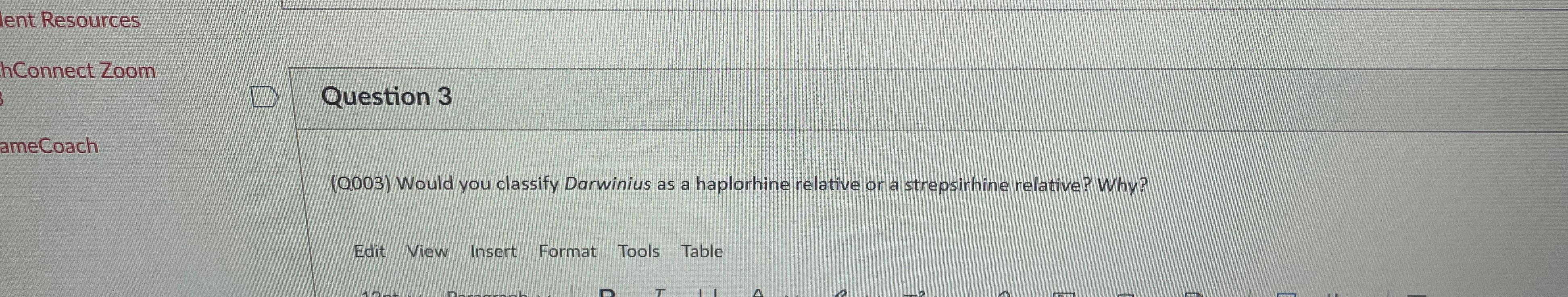 Solved lent ResourcesQuestion 3(Q003) ﻿Would you classify | Chegg.com