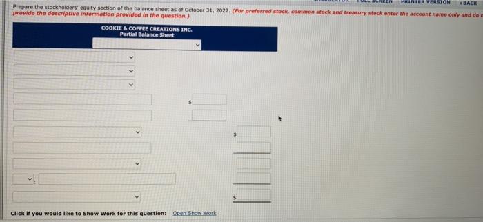 Solved Continuing Cookie Chronicle 11 Part 2 After | Chegg.com