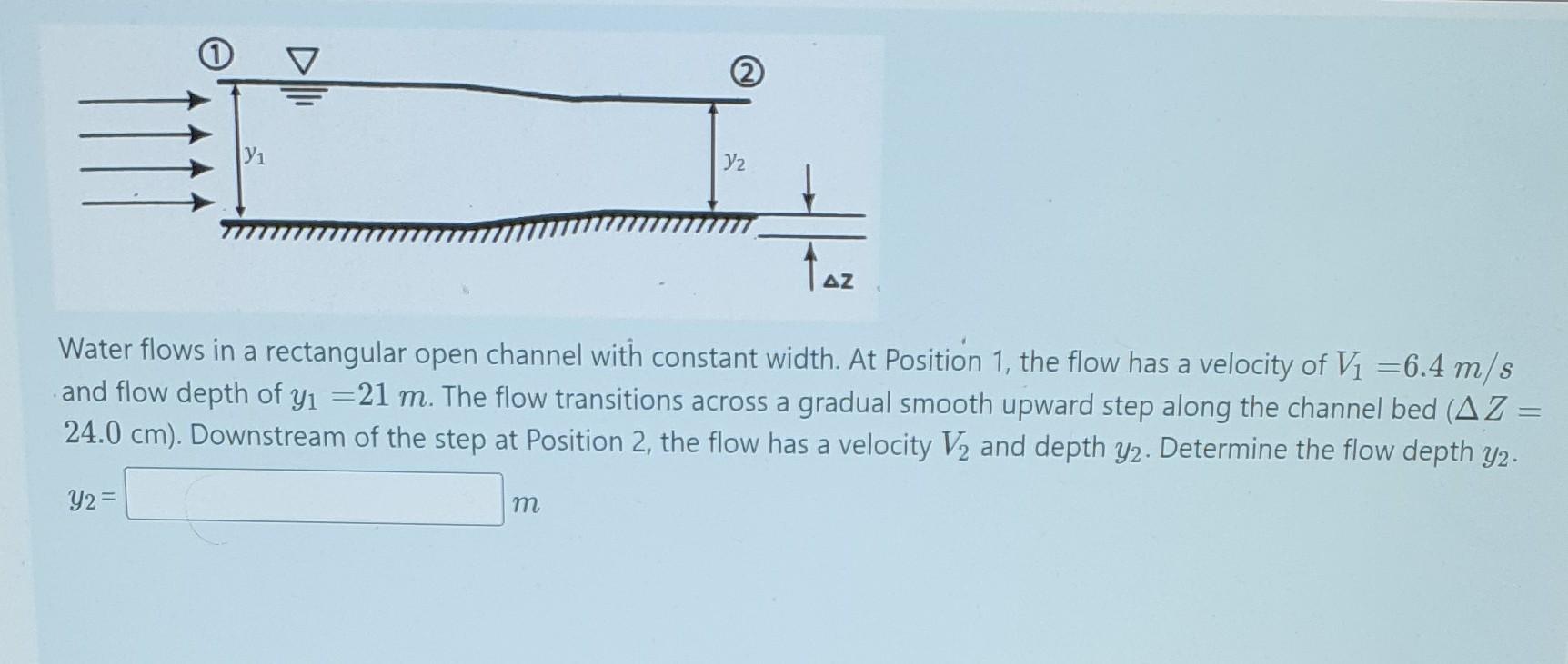 Solved Water flows in a rectangular open channel with | Chegg.com