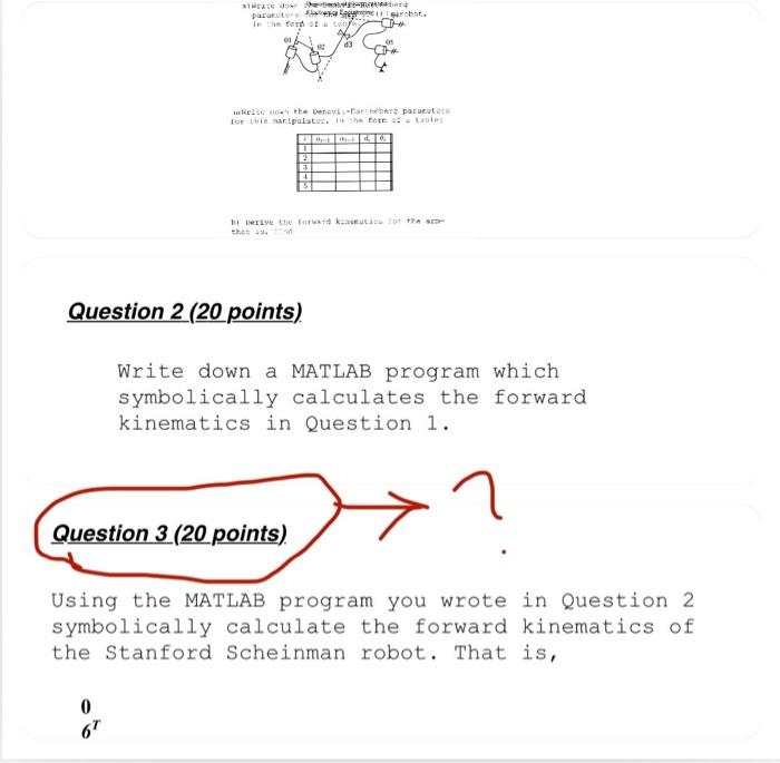 Solved Question 2 (20 points). Write down a MATLAB program | Chegg.com