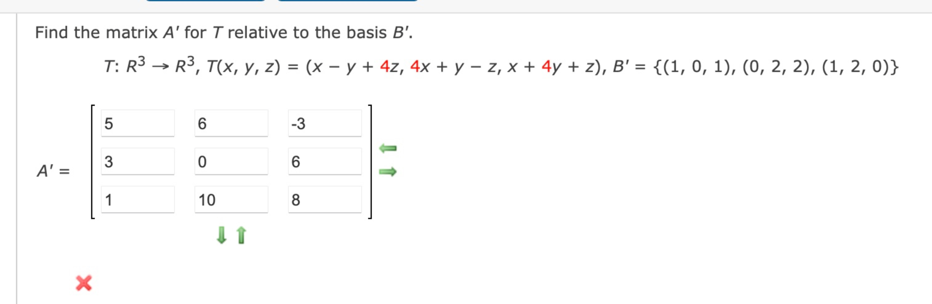 Solved Find the kernel of the linear transformation. (If all | Chegg.com