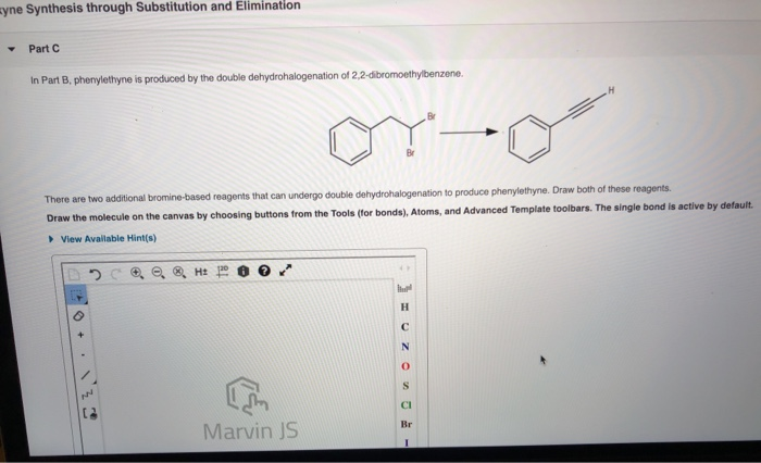 Solved yne Synthesis through Substitution and Elimination | Chegg.com