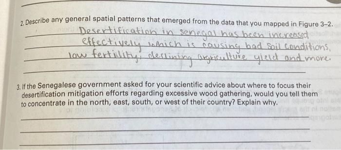 Solved 1. On Figure 3-2, graphically present the data from | Chegg.com