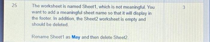 Solved 1 0 Start Excel. Download and open the file named | Chegg.com