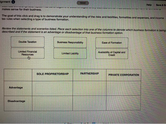 Solved ignment Saved Help Save & E makes sense for their | Chegg.com