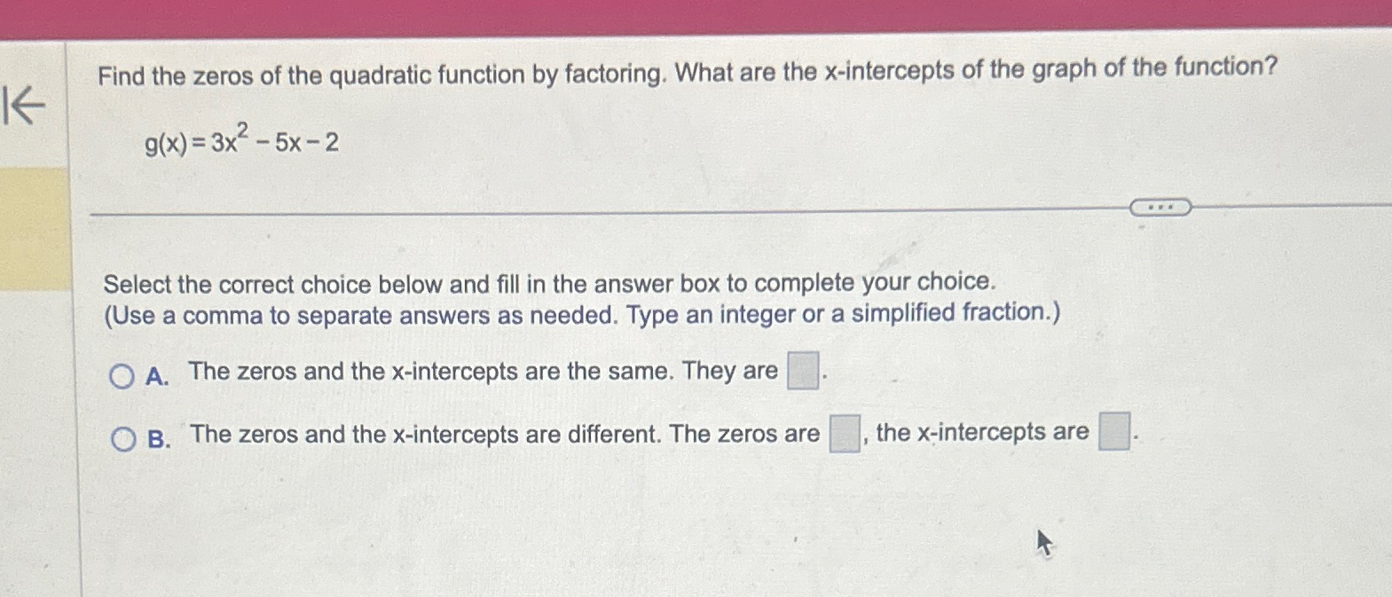 Solved Find the zeros of the quadratic function by | Chegg.com