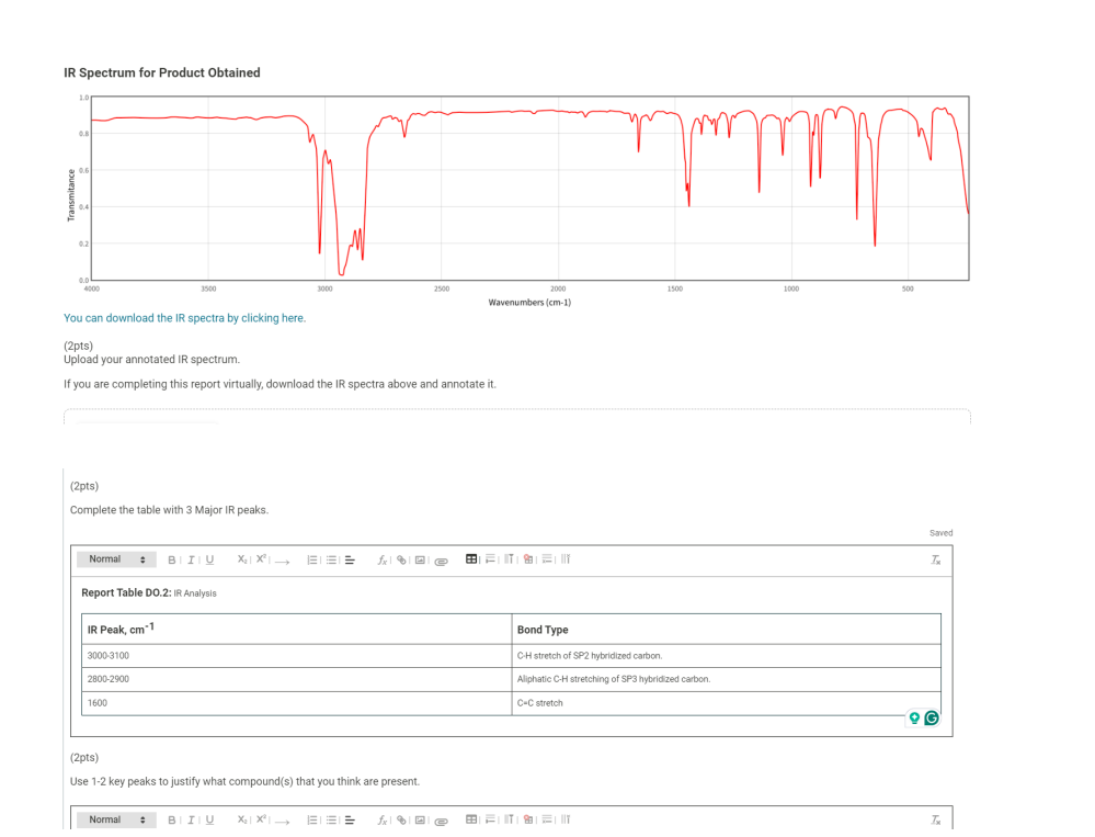 Solved Please help me label the IR and determine the 3 | Chegg.com