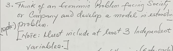 Solved 3. Think an Ligots) problém of fronomie Boblem facing | Chegg.com