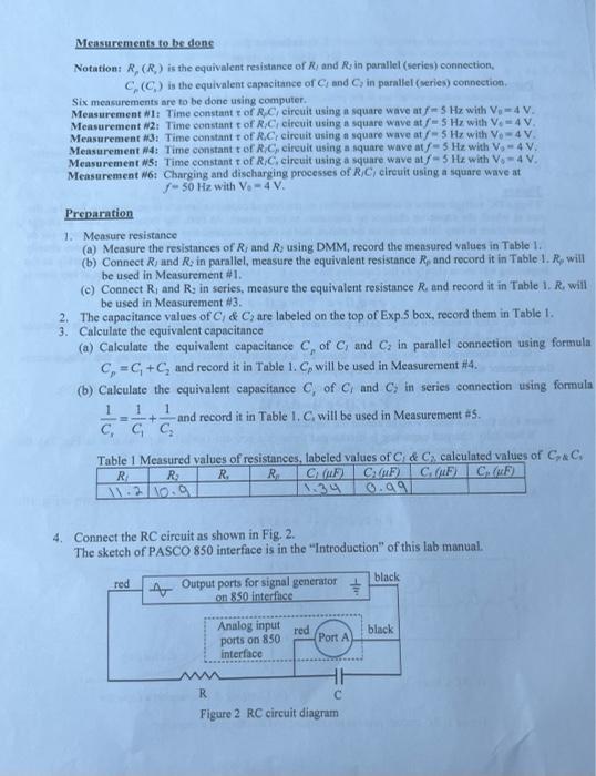 Solved Provided and calculated data of resistances and | Chegg.com