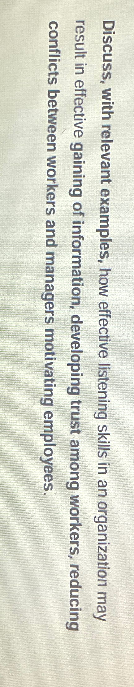 Solved Discuss, with relevant examples, how effective | Chegg.com