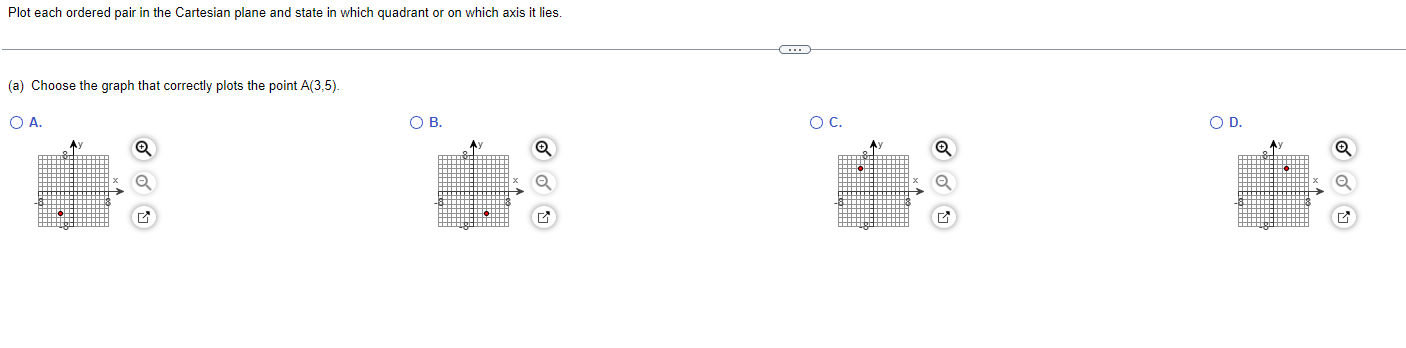 Solved Plot each ordered pair in the Cartesian plane and | Chegg.com