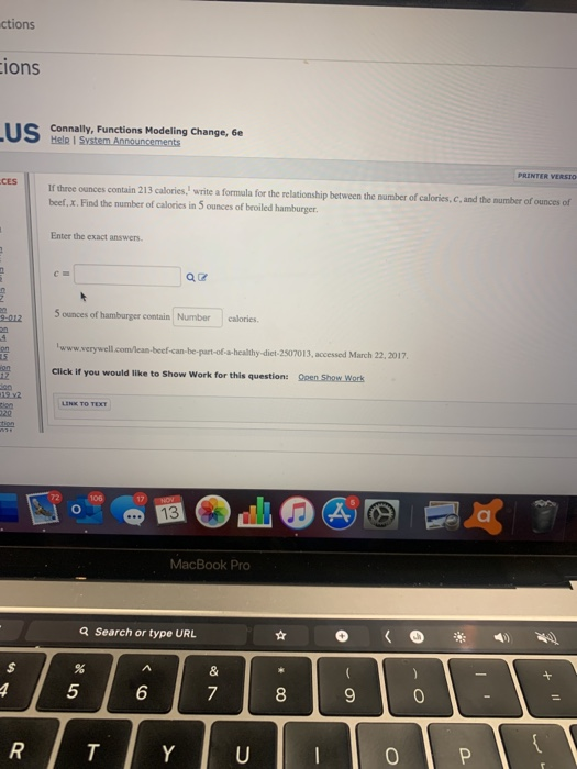 Solved ctions ions US Connally, Functions Modeling Change, | Chegg.com