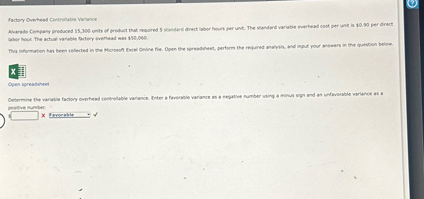 Solved Factory Overhead Controllable Variance labor hour. | Chegg.com