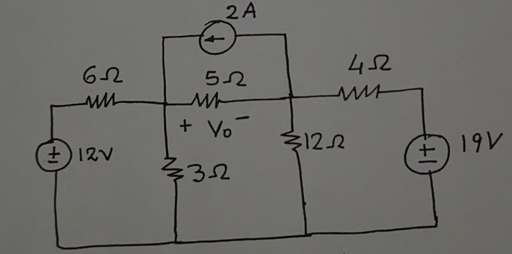 Solved Find V0 ﻿using super position | Chegg.com