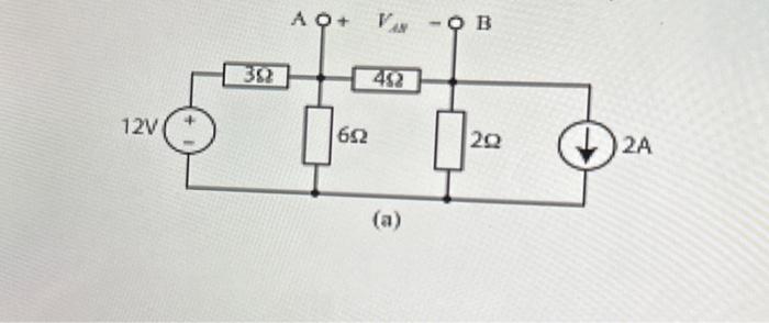 Solved Find the voltage of Vab between terminal A and B in | Chegg.com