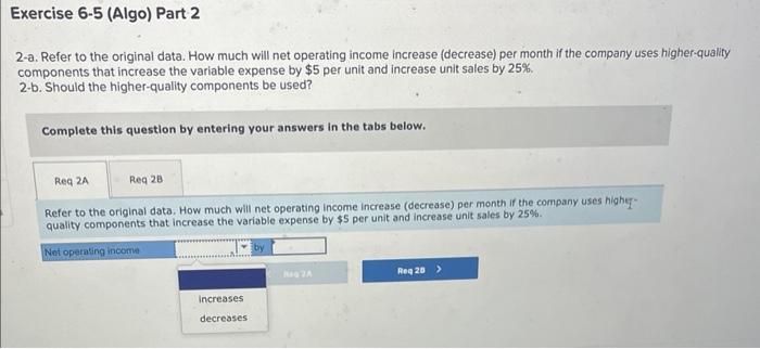 Solved Required information Exercise 6-5 (Algo) Changes in | Chegg.com