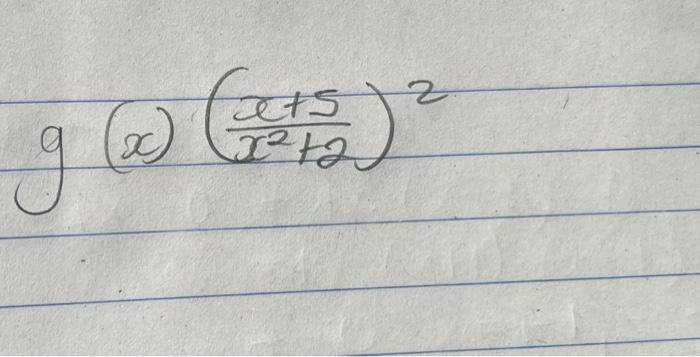 Solved G X X2 2x 5 2