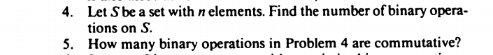 Solved Let S ﻿be a set with n ﻿elements. Find the number of | Chegg.com