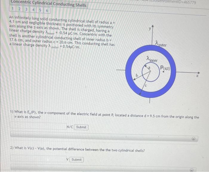 Solved An infiinitely long solid conducting cylindrical | Chegg.com