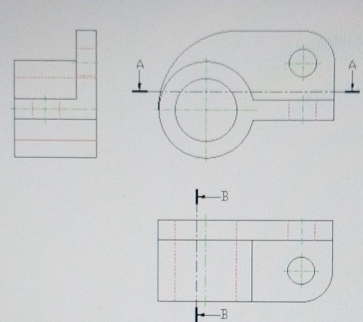 Solved Do the sectioning for the drawing above | Chegg.com