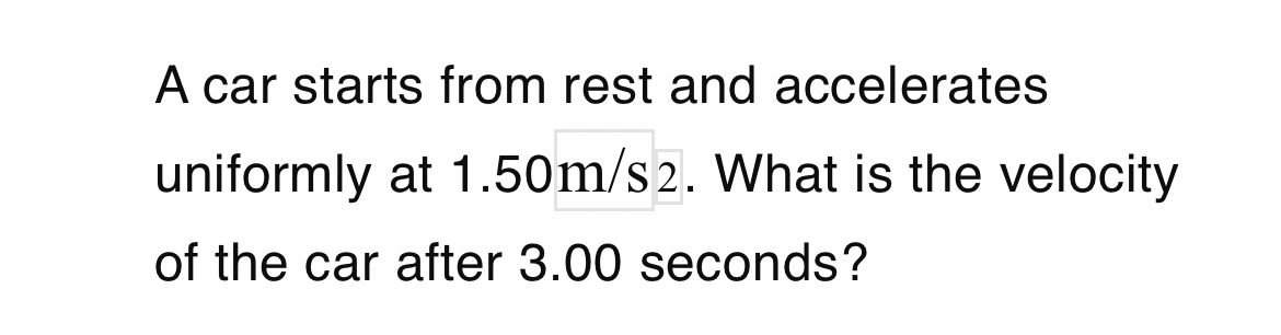 [solved] A Car Starts From Rest And Accelerates Uniformly A