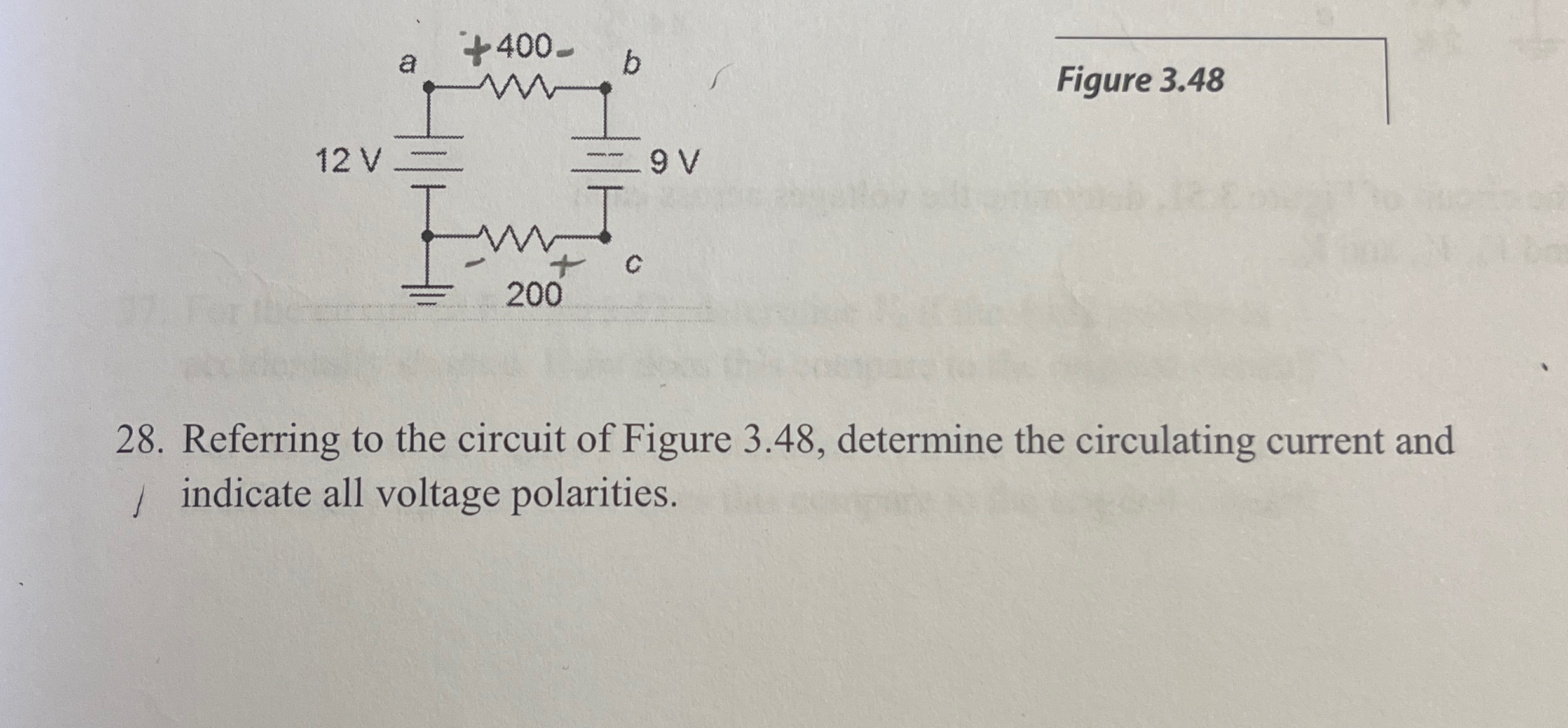Solved Figure 3.4828. ﻿Referring to the circuit of Figure | Chegg.com