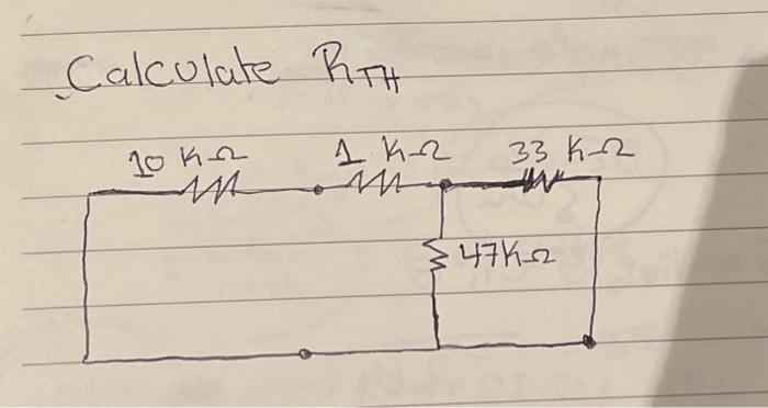 Solved Calculate RTH | Chegg.com