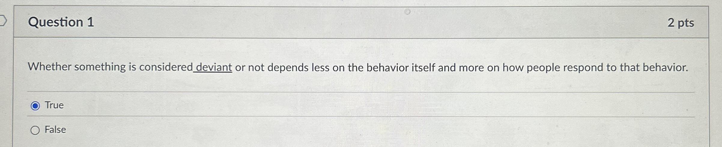 Solved Question 12 ﻿ptsWhether something is considered | Chegg.com