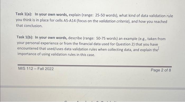 Solved Examine the image below which shows a validation | Chegg.com