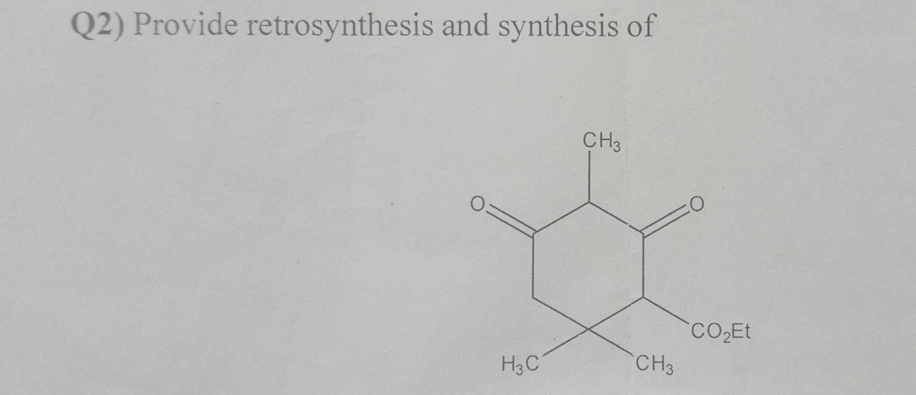 Solved Q2) ﻿Provide retrosynthesis and synthesis of | Chegg.com
