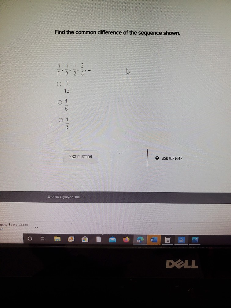 Solved Find the common difference of the sequence shown. 11 | Chegg.com