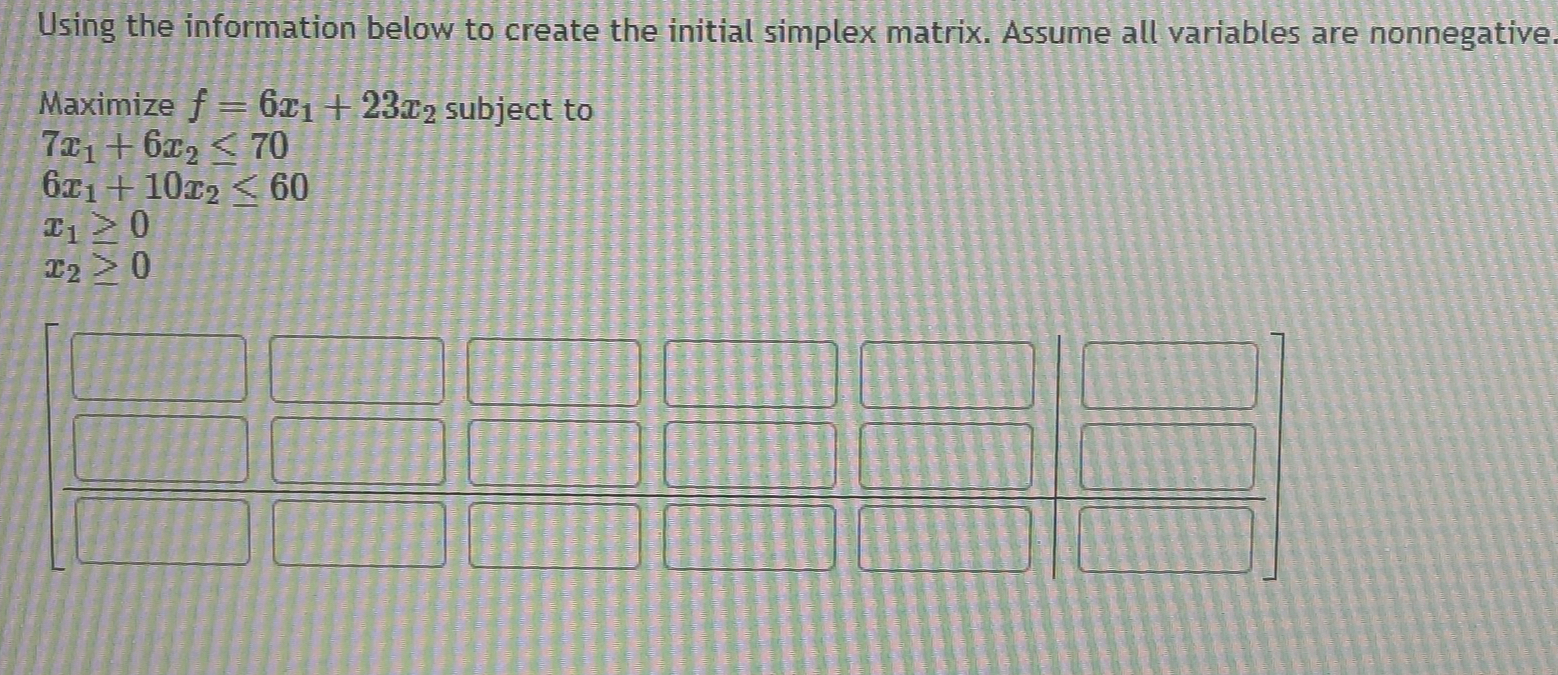 Solved Using the information below to create the initial | Chegg.com