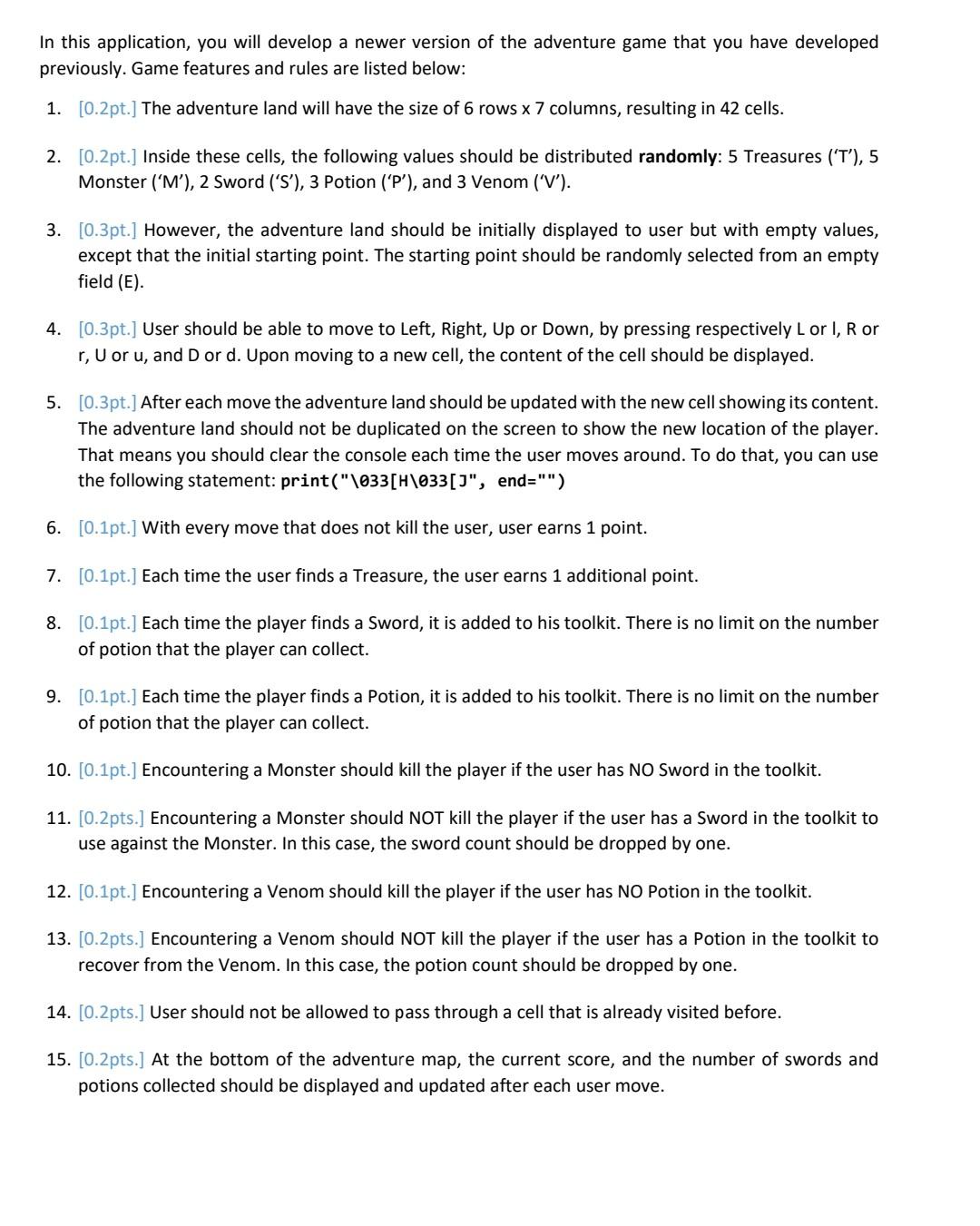 Solved In this application, you will develop a newer version | Chegg.com