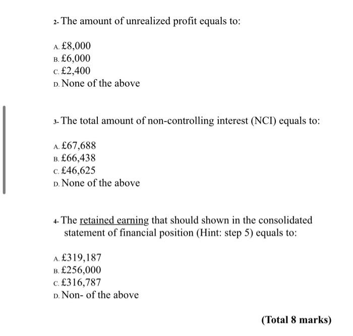 Solved Question 1: Multiple choice question Each question | Chegg.com