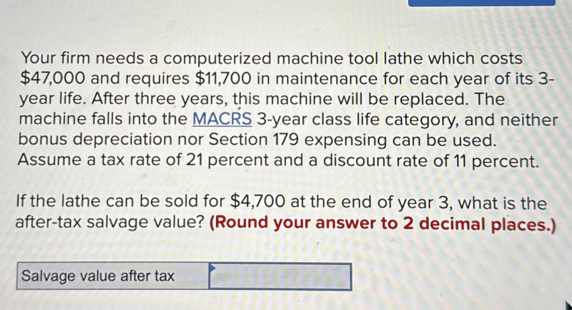 Solved Your firm needs a computerized machine tool lathe | Chegg.com