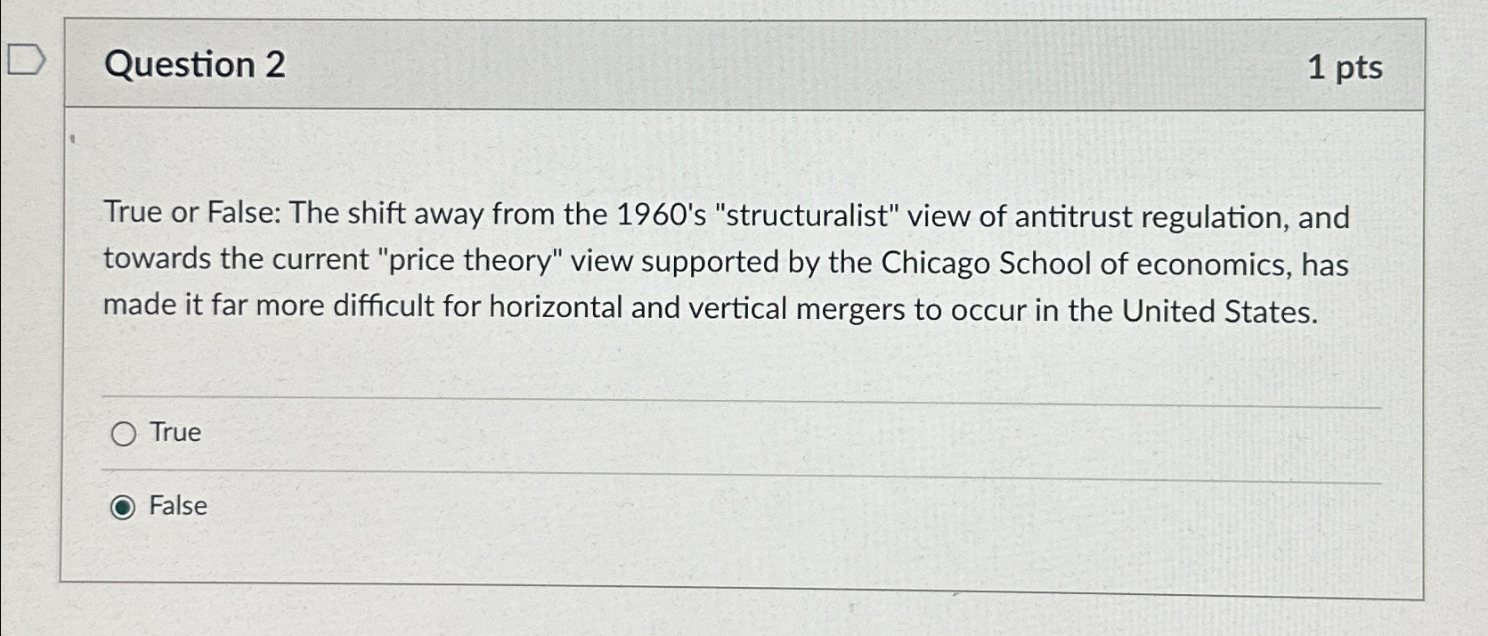 Solved Question 21ptsTrue or False: The shift away from the | Chegg.com
