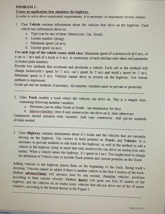 Solved Hello, please solve this problem for object oriented | Chegg.com