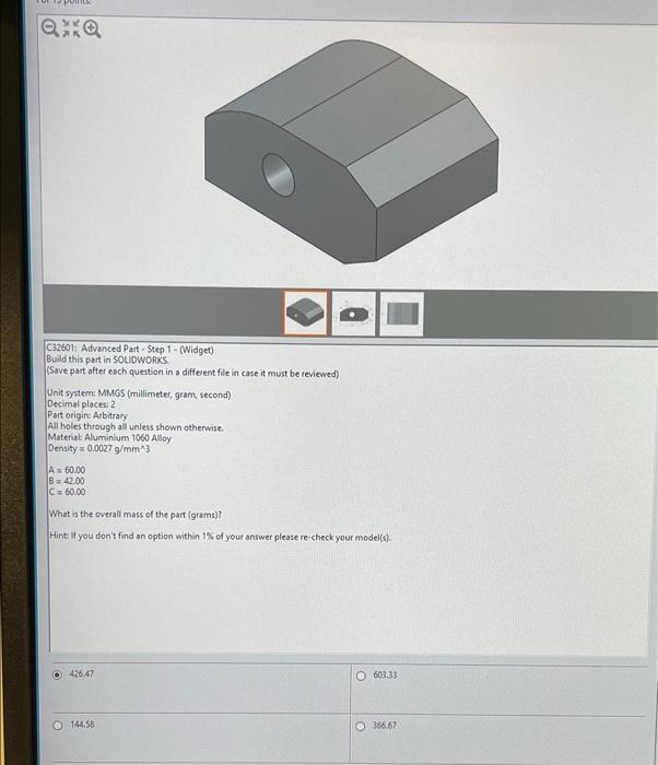 C32601: Advanced Part - Step 1 - (Widget) Build this | Chegg.com