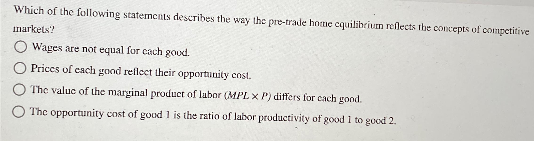 Solved Which of the following statements describes the way | Chegg.com